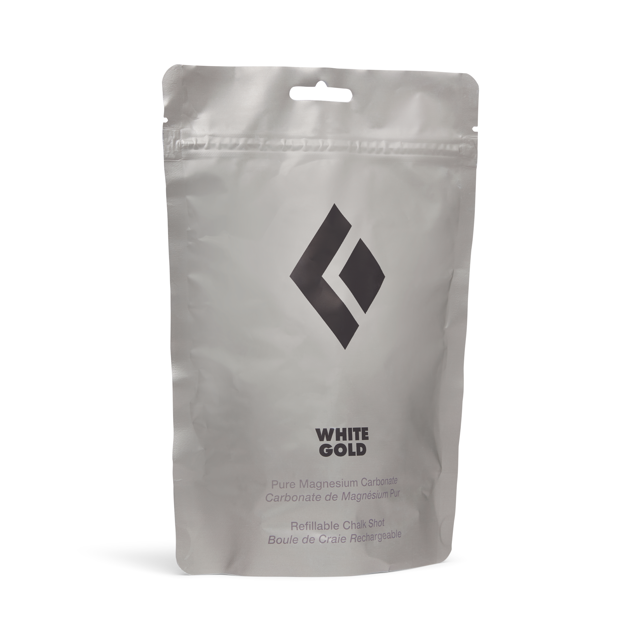 Refillable White Gold Chalk Shot – Black Diamond Australia